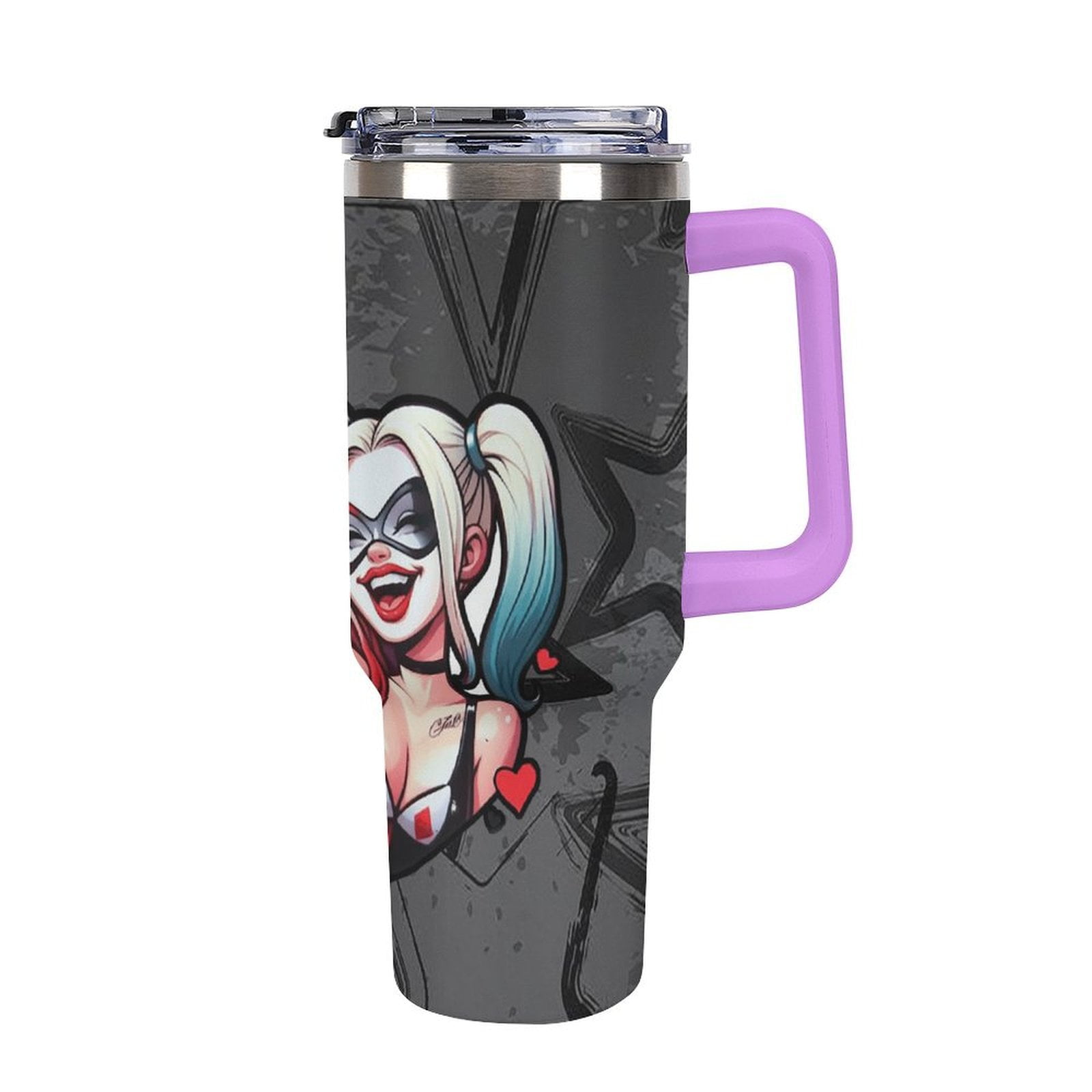 Joker Harley Quinn Stainless Steel Straw Large Capacity Car Cup ...