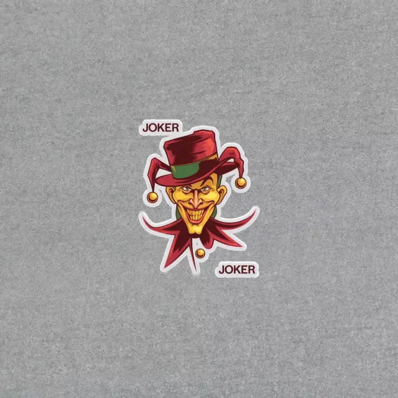 Joker Jester Cartoon Vinyl Sticker Decal For Laptops Cars Windowsphone ...