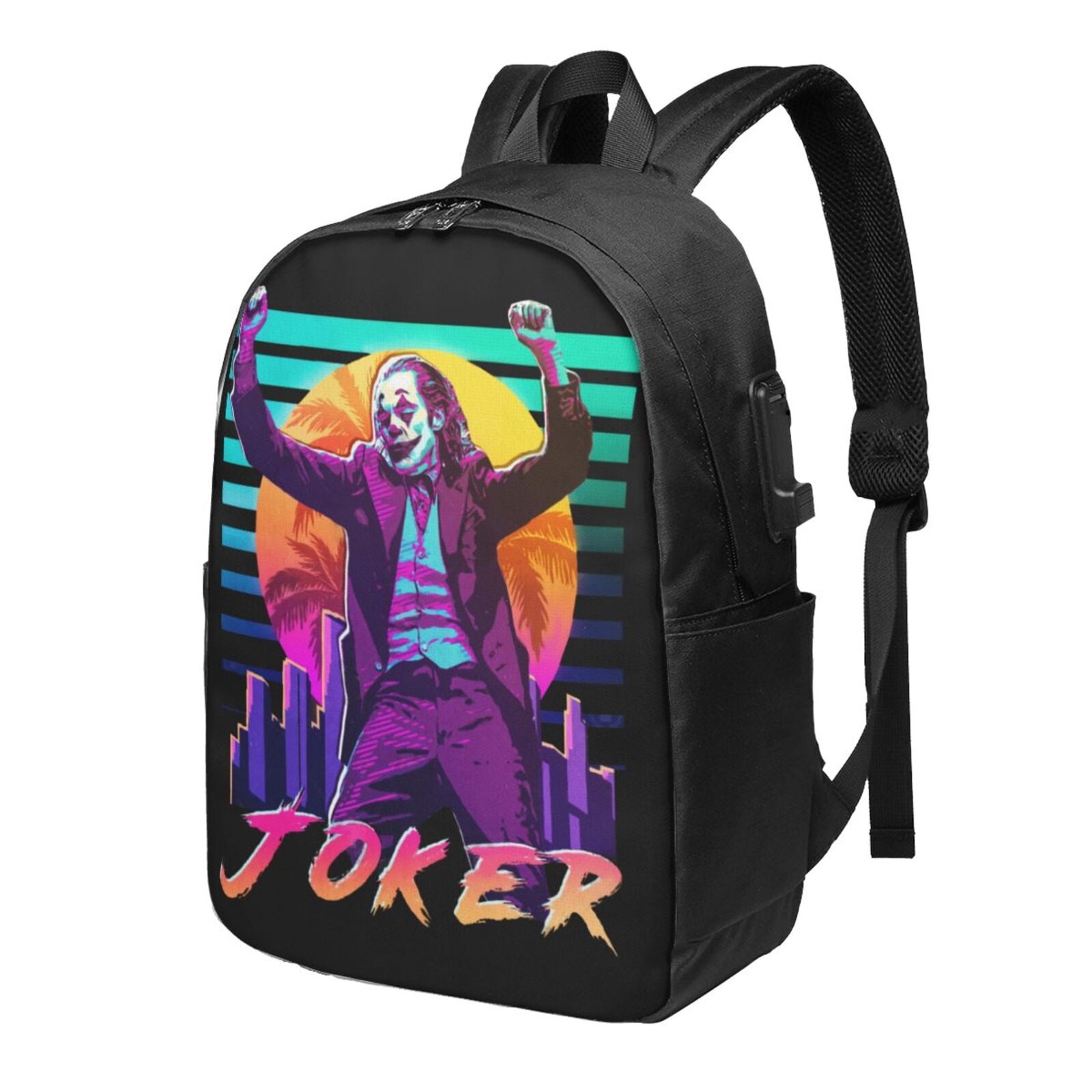 Joker Joaquin Phoenix Happy Face Backpack Fashion Travel Backpack ...