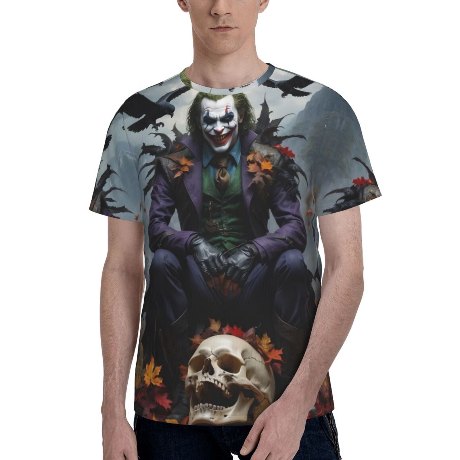 Joker Men's T Shirt 3D Graphic Hip Hop Unisex Tees Tops Casual Stylish ...