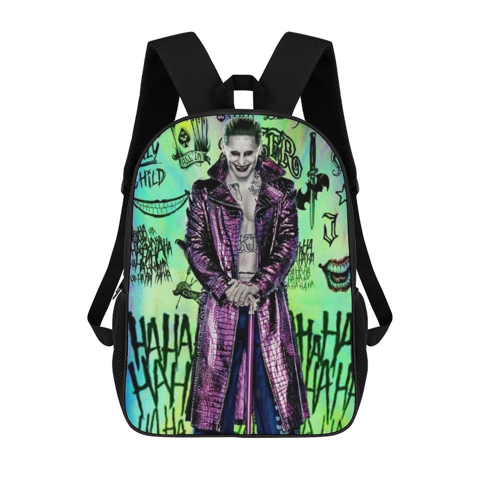 Joker Movie Character School Bag Laptop Backpack Casual Shoulders ...