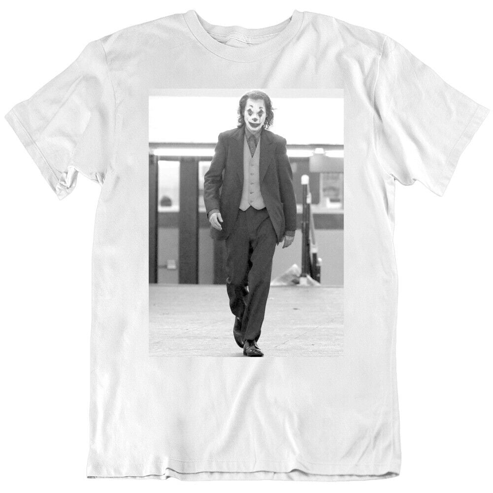 Joker Movie Fan Joaquin Phoenix Action Shot White T Shirt - Walmart.com