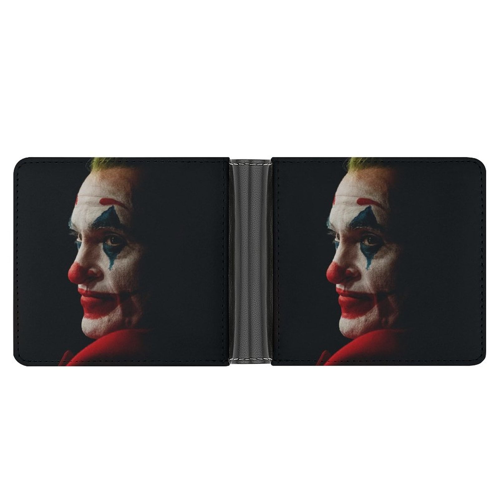 Joker Movie PU Leather Bifold Wallet Money Organizers Gift With Card ...