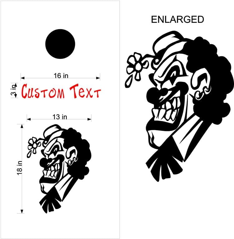 Joker Nemesis Cornhole Board Decals Stickers - Walmart.com