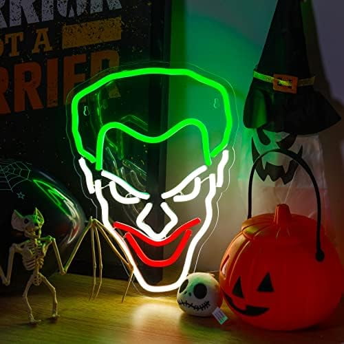 Joker Neon Sign USB Powered for Room Decor, LED Neon Light Sign ...