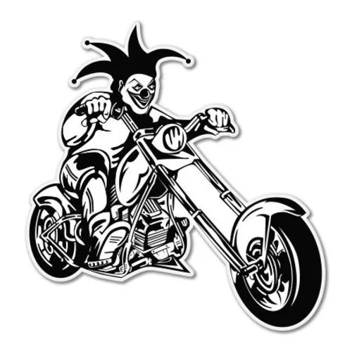 Joker On Bike Car Sticker Phone Decal Water Bottle Stickers Car Decals ...