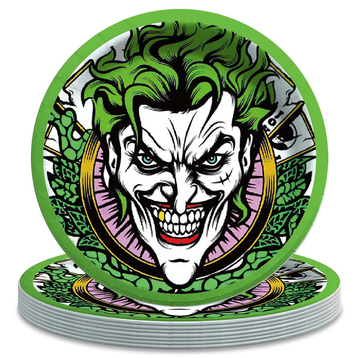 Joker Paper Plates Birthday Decorations Party Supplies Tableware ...