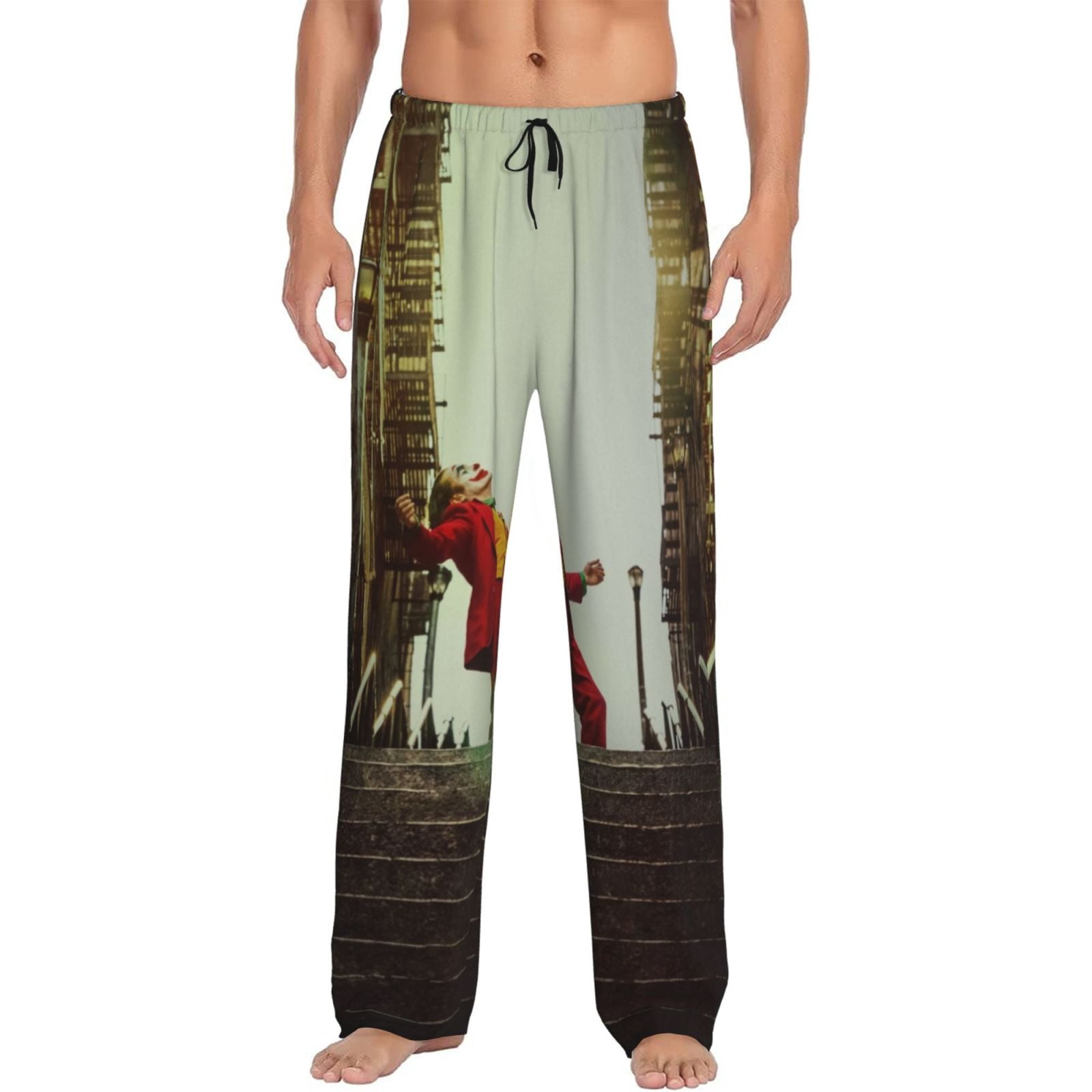 Joker Poster Men's Pajama Pants With Pockets Lounge Fashion Cozy Daily ...
