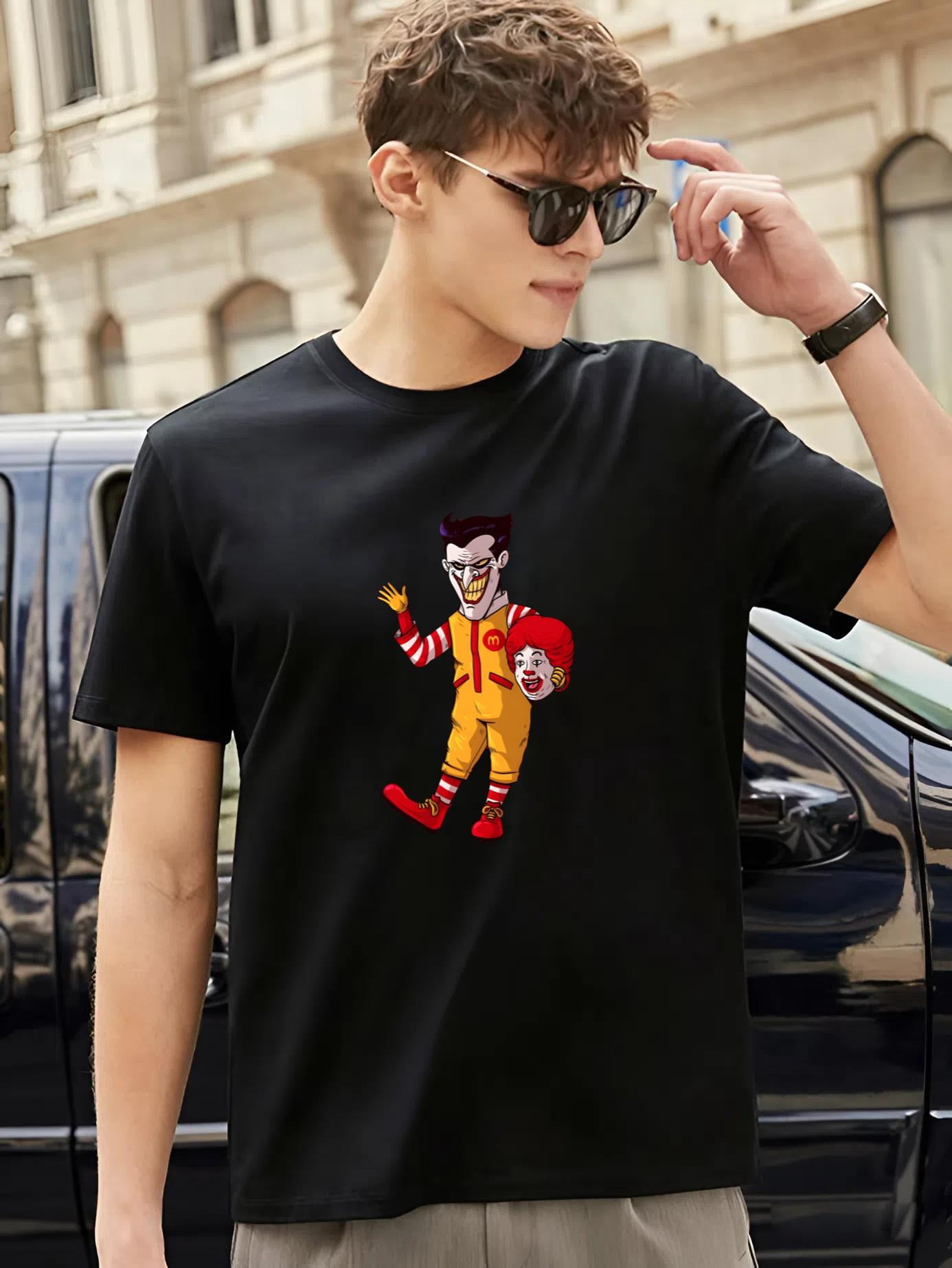 Joker Ronald McDonald Dark Humor Fast Food Mashup Unisex Tee V60478 ...