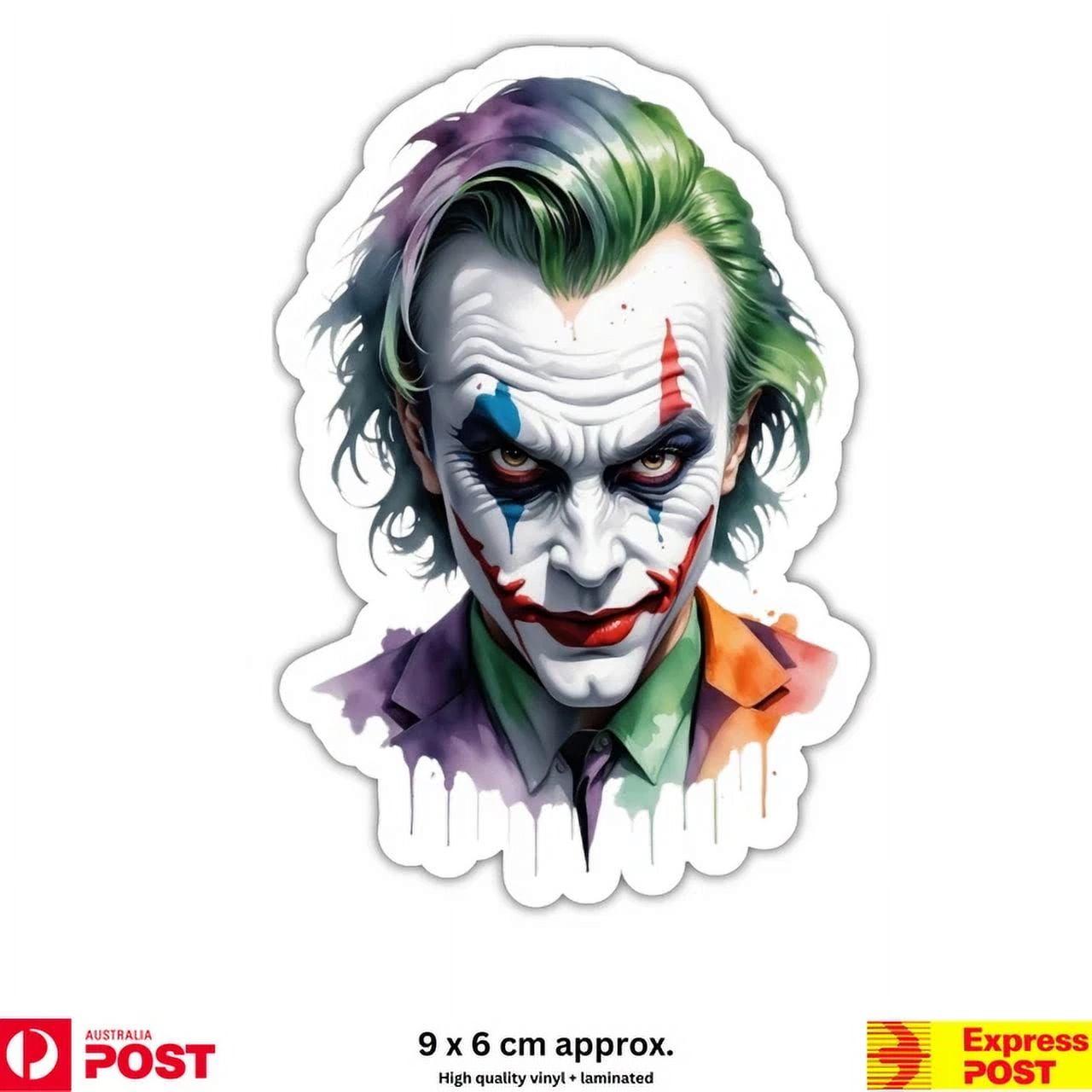 Joker Scary Batman Inspired Creepy Sticker Phone Decal Water Bottle ...