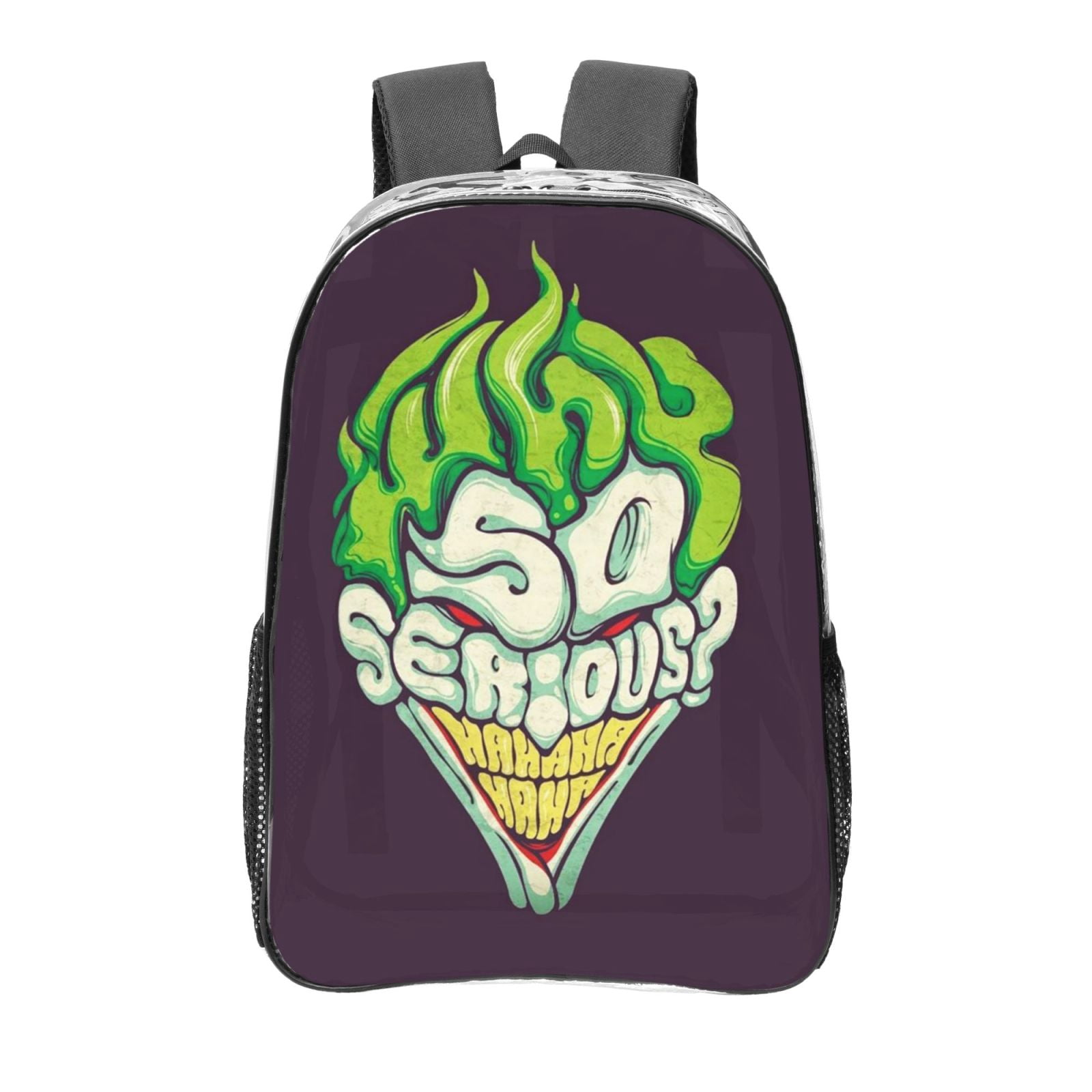 Joker Screen Basics Transparent Backpack School See Through Plastic ...