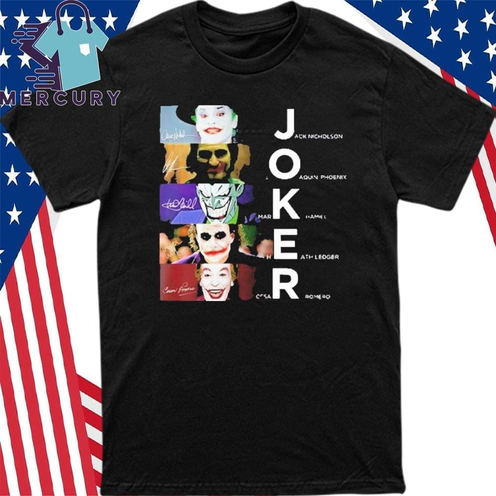 Joker Signature Graphics Design 2024 T Shirt - Walmart.com