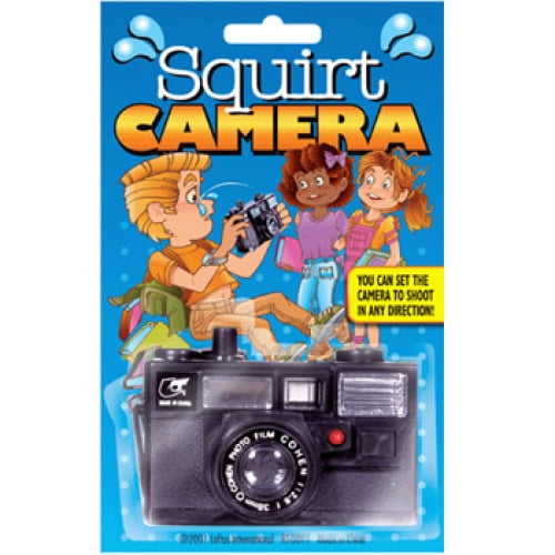 Joker Squirt Camera 360 Degree Water Prank 3"x2" Squirting Joke, Black - Walmart.com