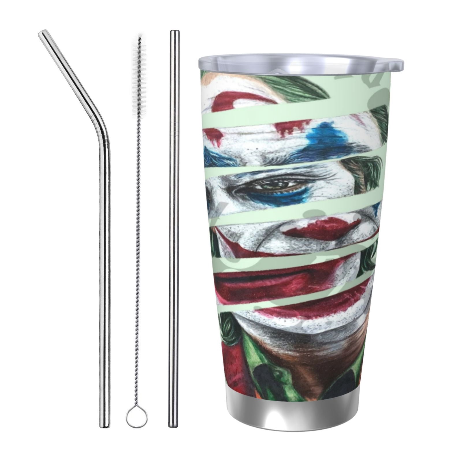 Joker Tumbler Batman Insanity Stainless Steel Tumbler 20 oz Coffee ...