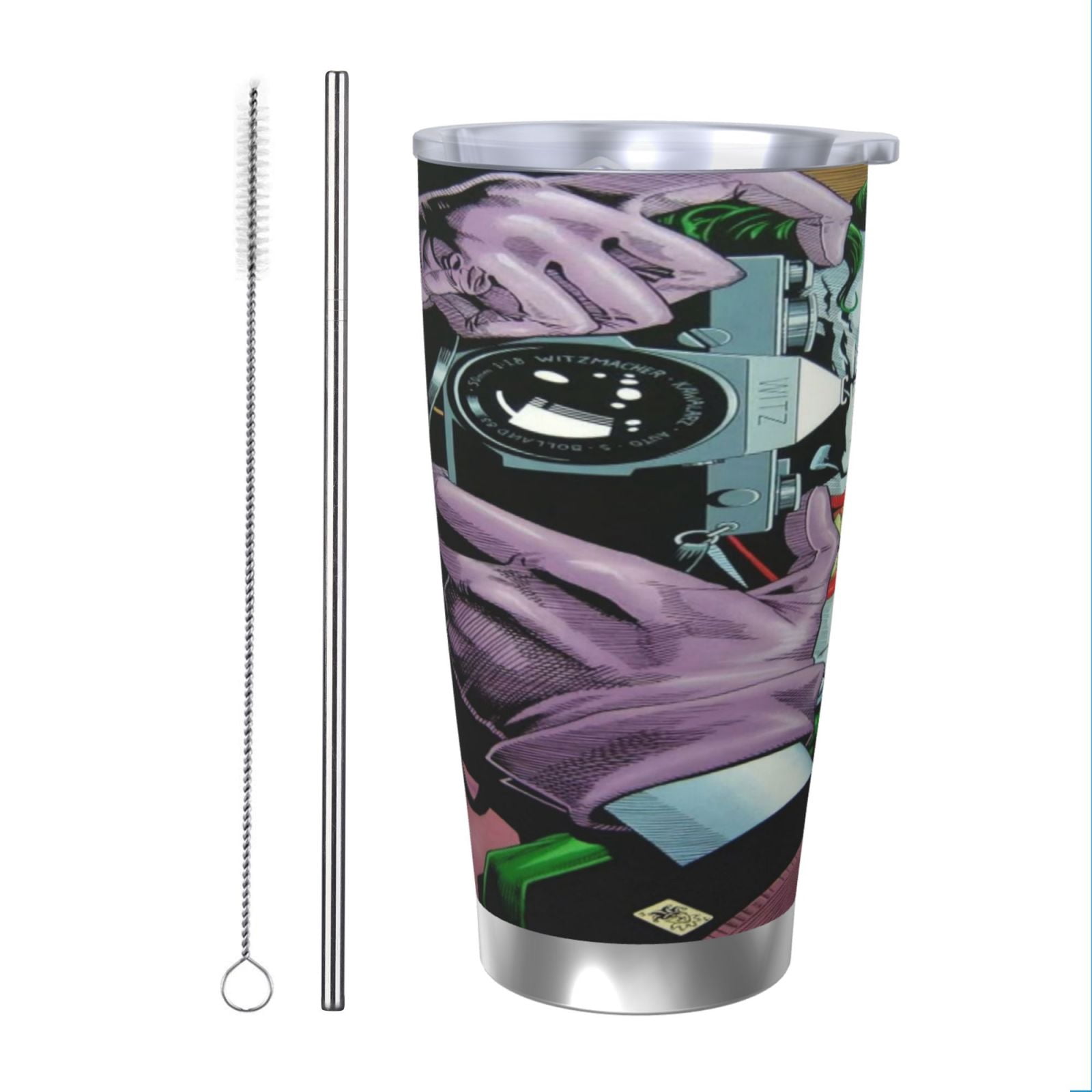 Joker Tumbler Batman Insanity Stainless Steel Tumbler 20 oz Coffee ...