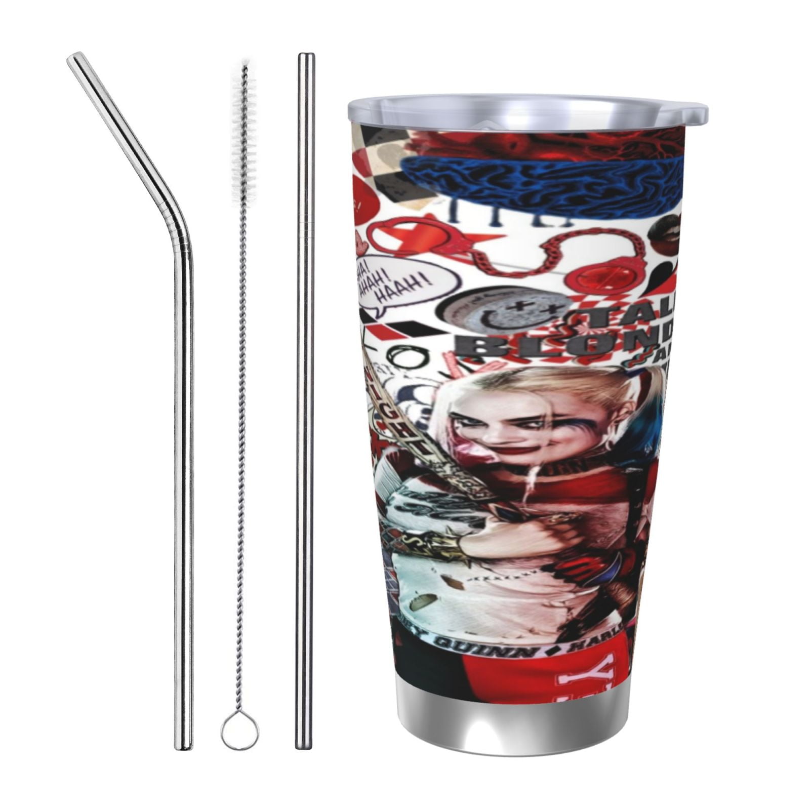 Joker Tumbler Batman Insanity Stainless Steel Tumbler 20 oz Coffee ...