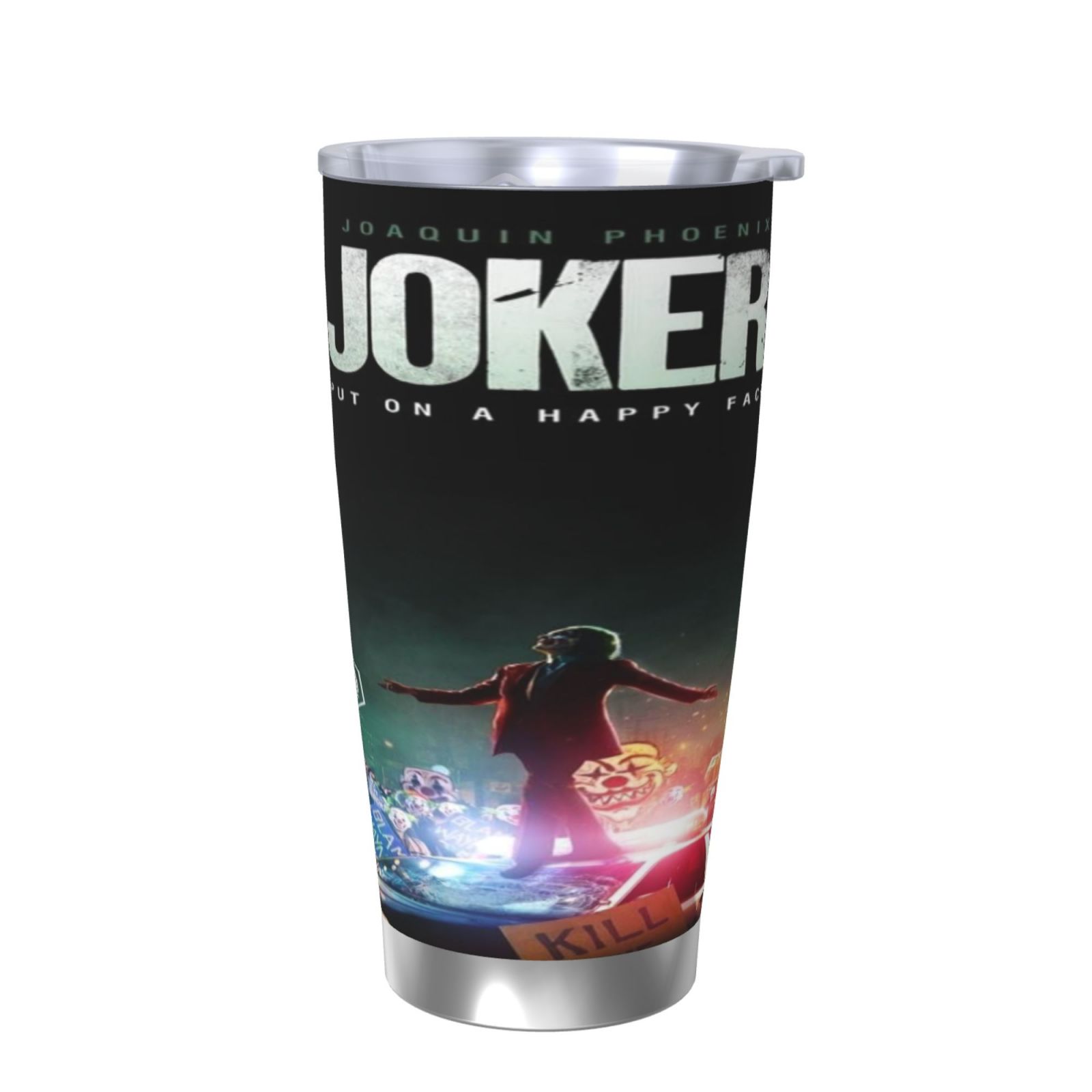 Joker Tumbler Batman Insanity Stainless Steel Tumbler 20 oz Coffee ...