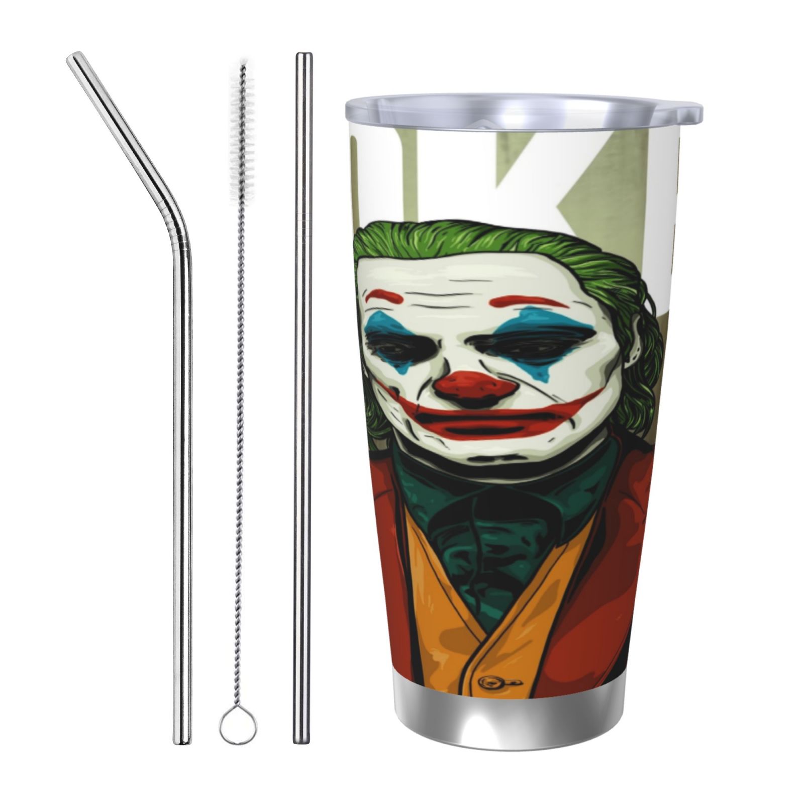 Joker Tumbler Batman Insanity Stainless Steel Tumbler 20 oz Coffee ...