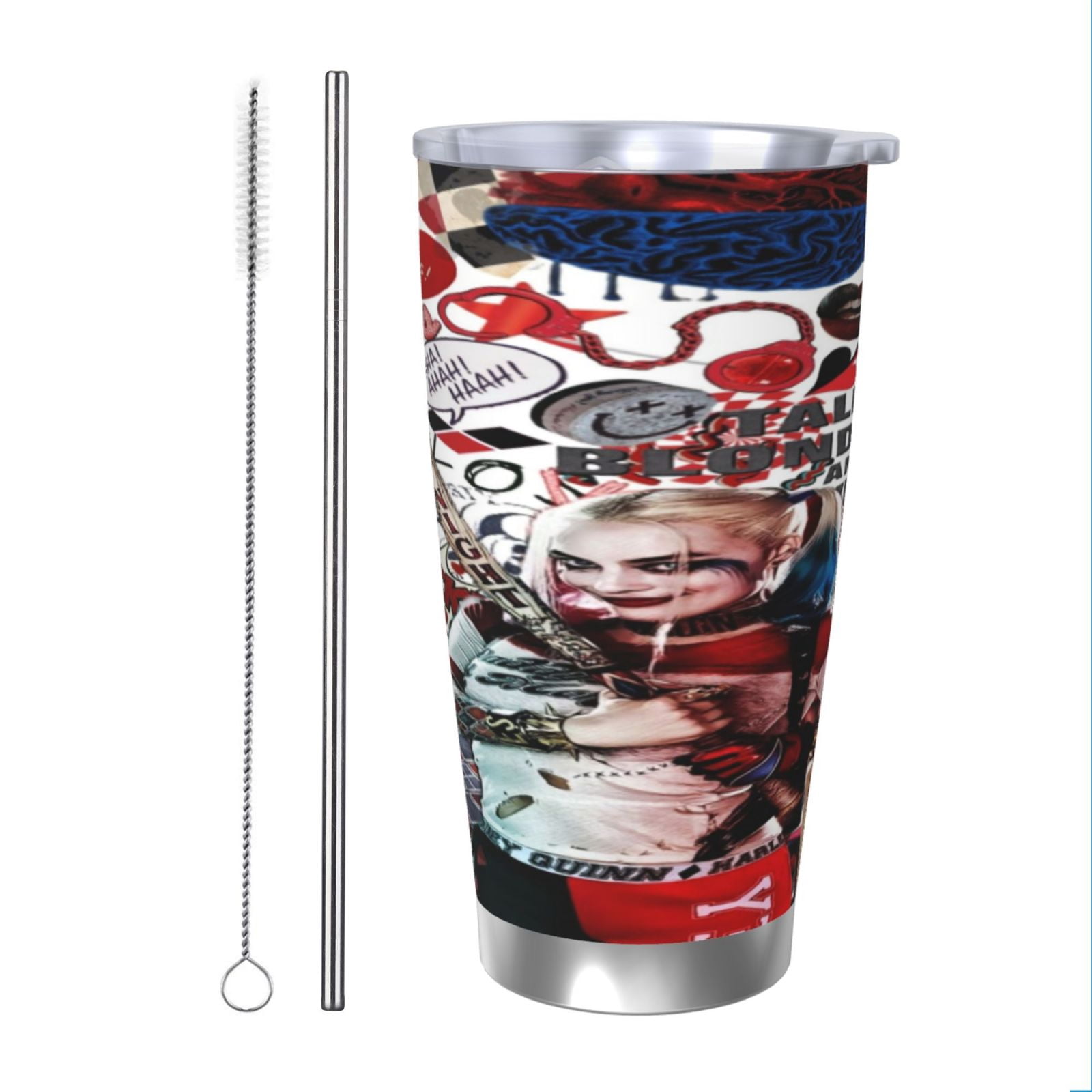 Joker Tumbler Batman Insanity Stainless Steel Tumbler 20 oz Coffee ...