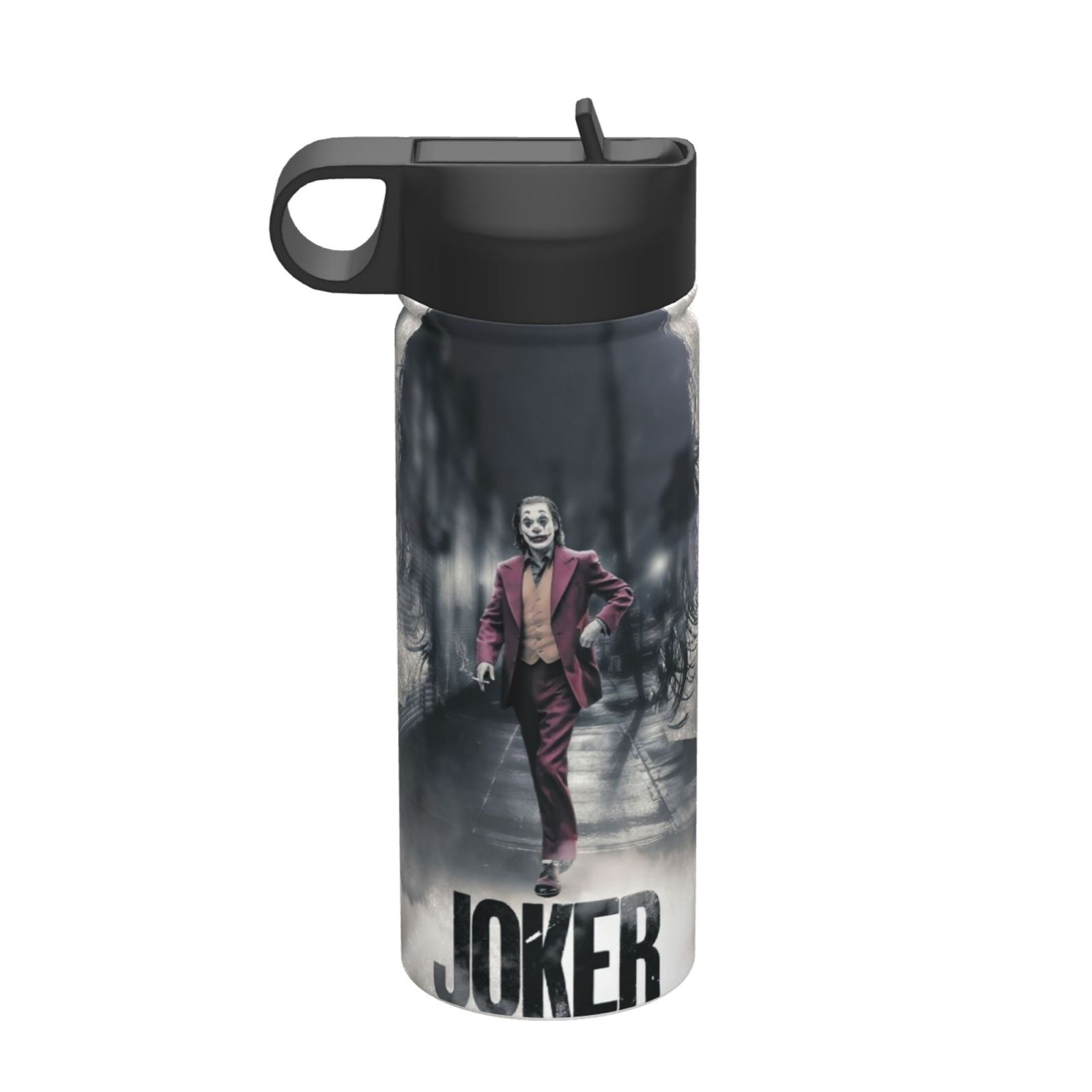 Joker Water Bottle, Cute Pattern Stainless Steel Vacuum Insulated Water ...