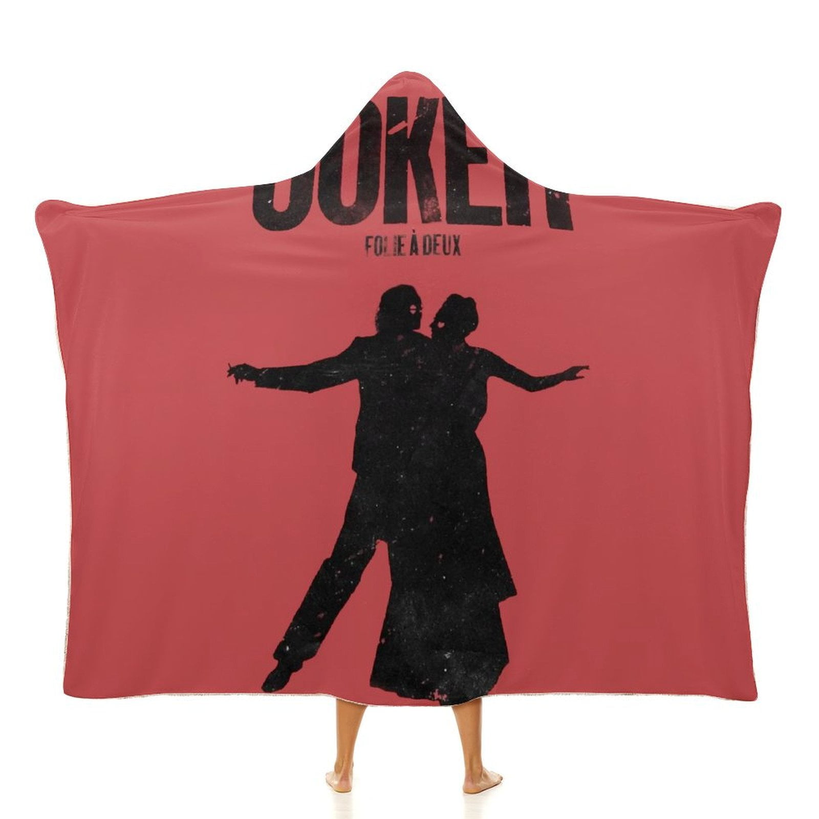 Joker Wearable Fleece Blanket Hoodie Cloak Hooded Blanket 60"x80 ...