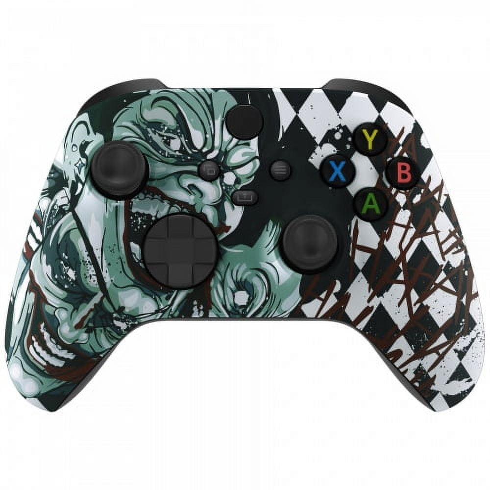 "Joker" Xbox One X UN-MODDED Custom Controller Unique Design (with 3.5 ...