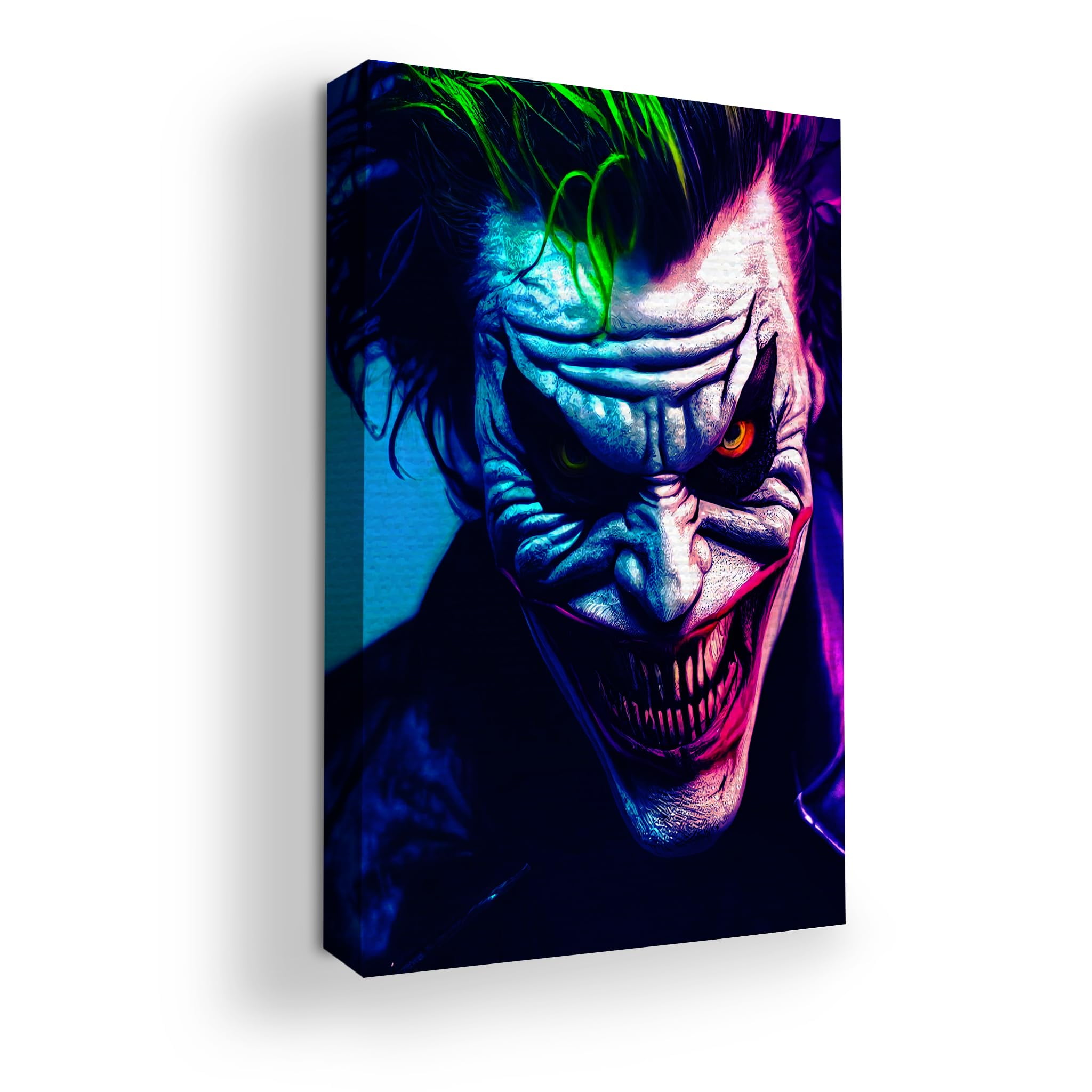 Joker1 Canvas Wall Art by Mavis Print- 16x20 inches DC Comics Wall Decor | HD Printed & Wooden ...