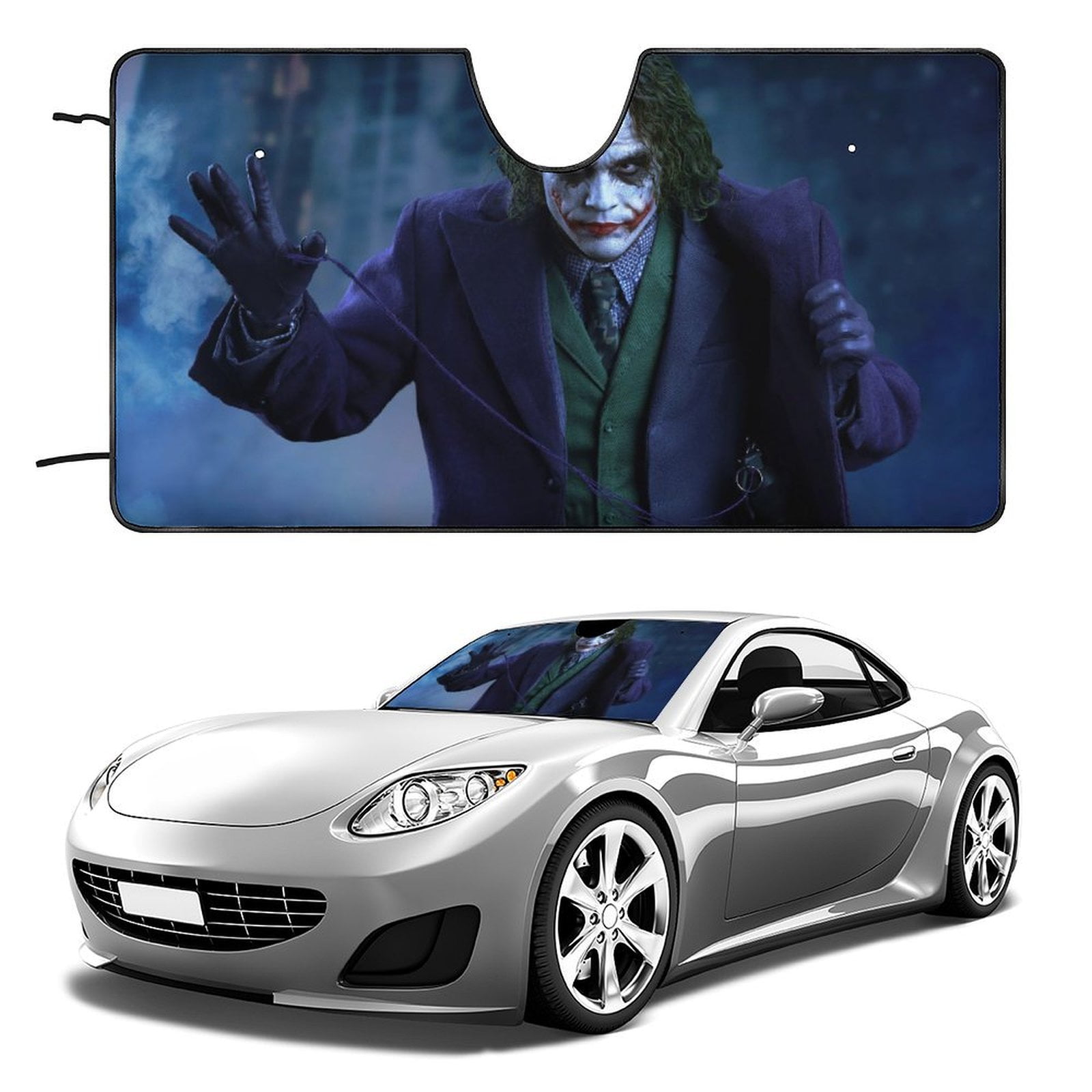 Jokers Car Window Sun Shade Visor, Car Sunshade Front, Windshield Visor ...
