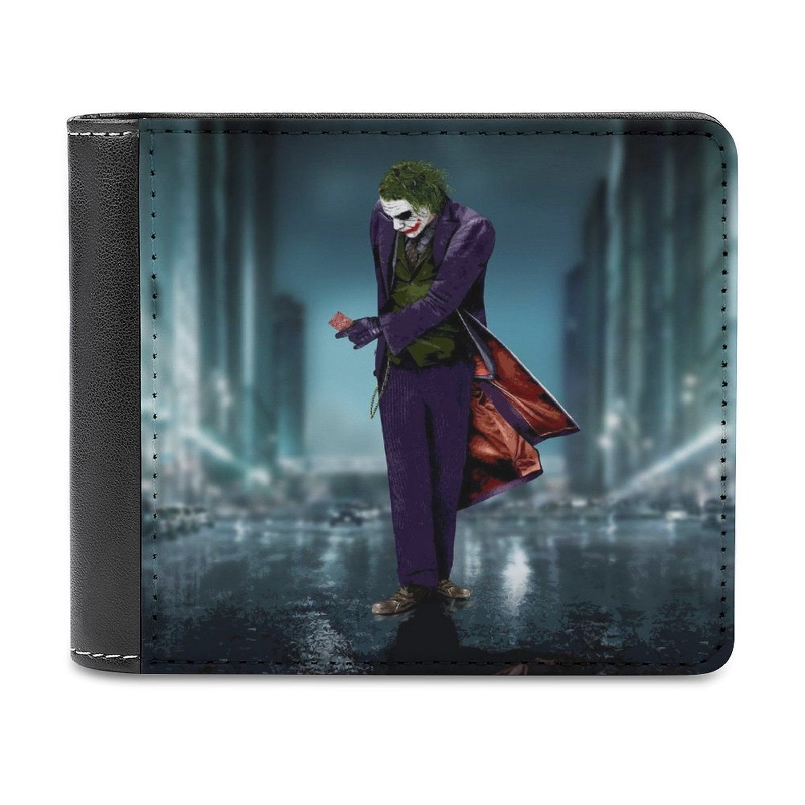Jokers Mens Wallet Genuine Leather Bifold Extra Capacity Bifold Wallet ...
