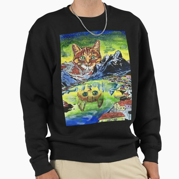 Jolakotturinn Yule Cat Christmas Holiday Graphic Unisex Sweatshirt ...