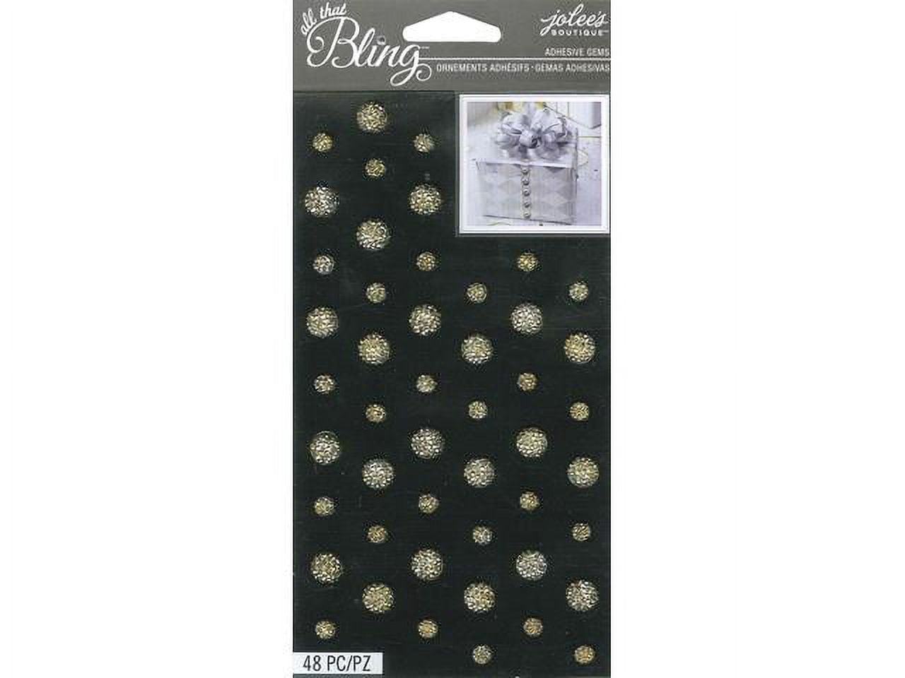 Jolee's Boutique Bling Embellishments-Gold Circle Gems - Walmart.com