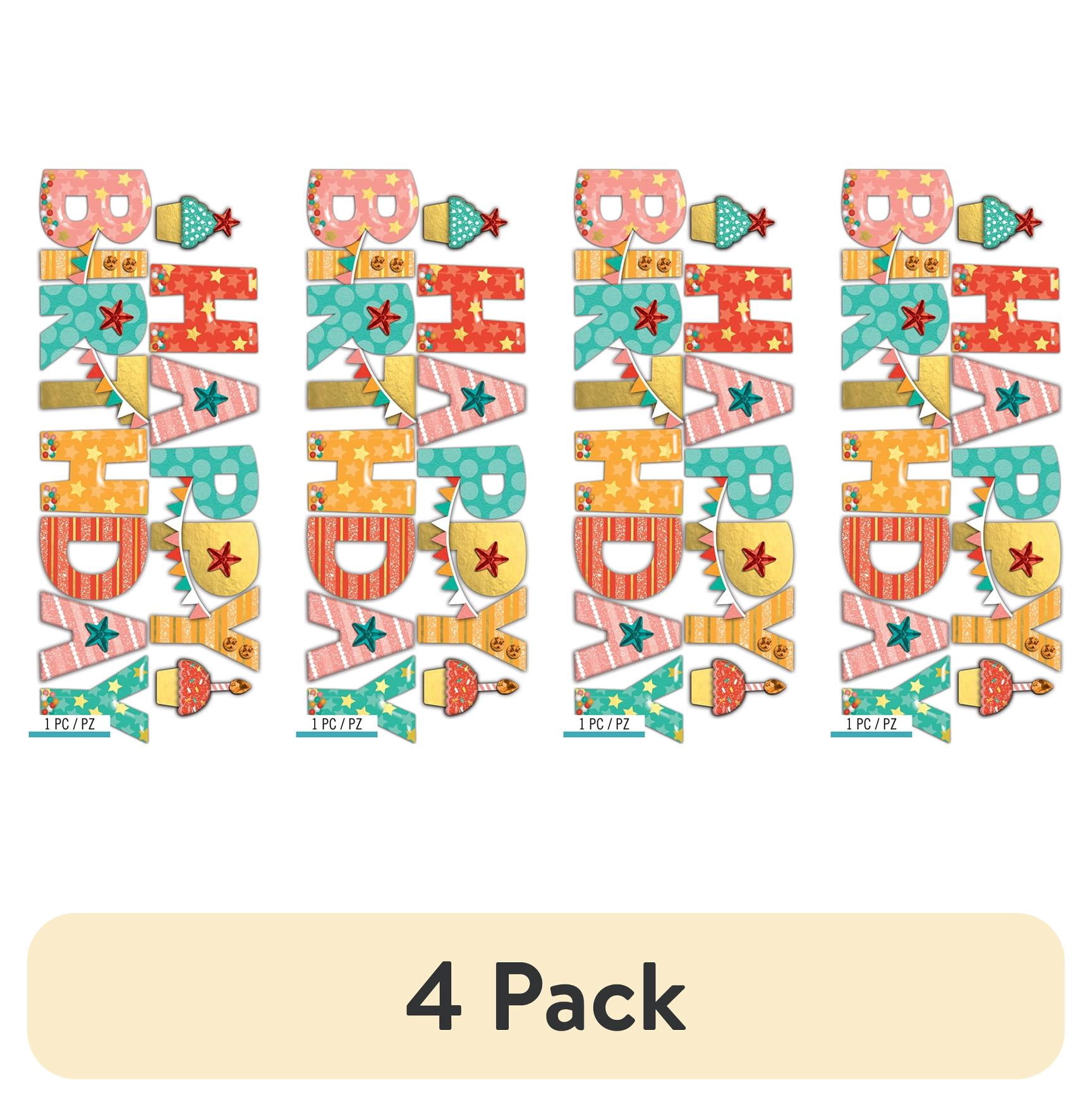 (4 pack) Jolee's Boutique Dimensional Stickers-Happy Birthday - Walmart.com