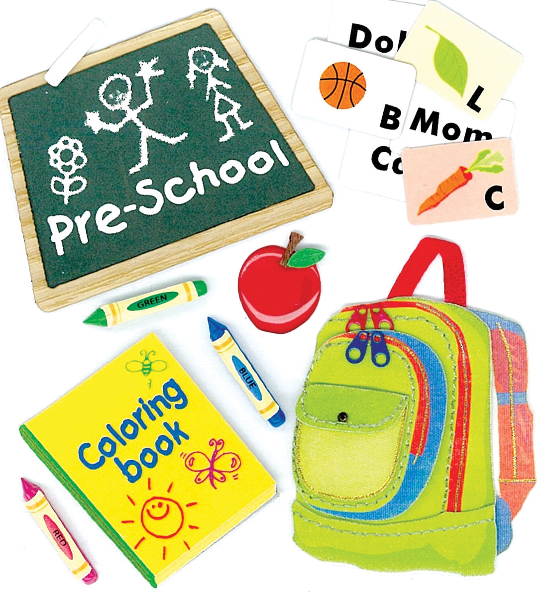 Jolee's Boutique Dimensional Stickers-Preschool - Walmart.com