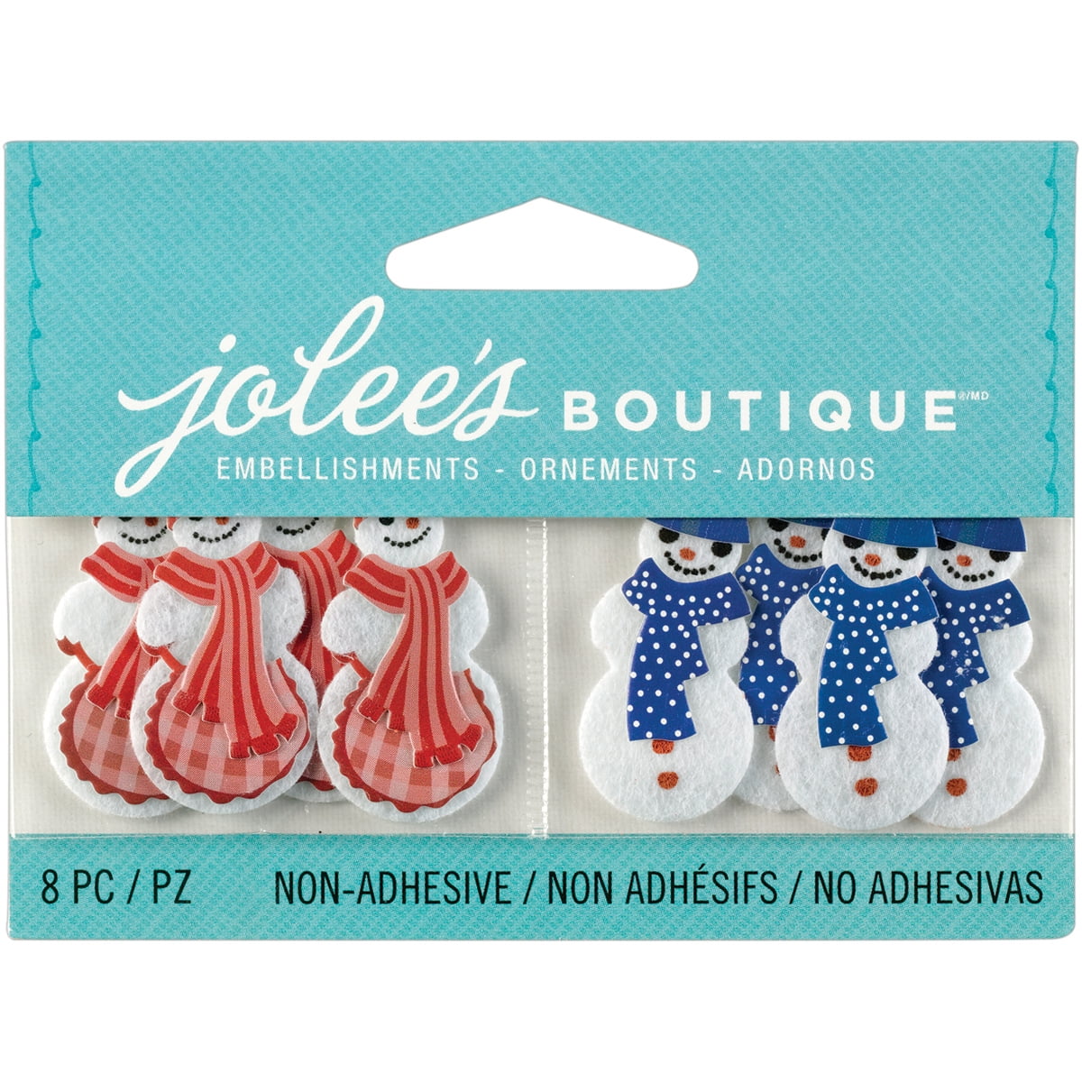 Jolees Boutique Seasonal Embellishments-Snowman and Snow Woman ...
