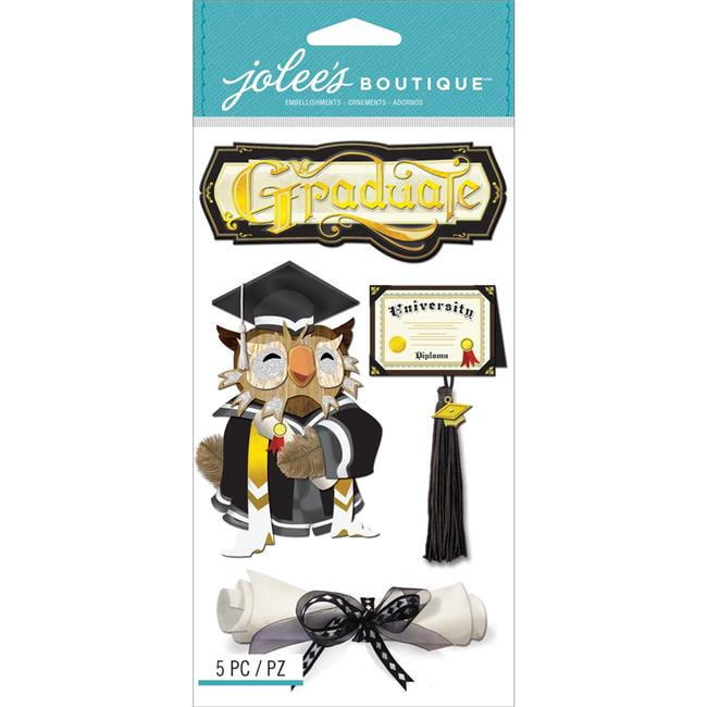 Jolee's Le Grande Dimensional Stickers-Graduation - Walmart.com