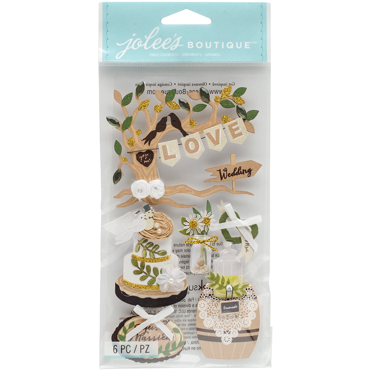 Jolees Jolee's Boutique Dimensional Stickers - Walmart.com