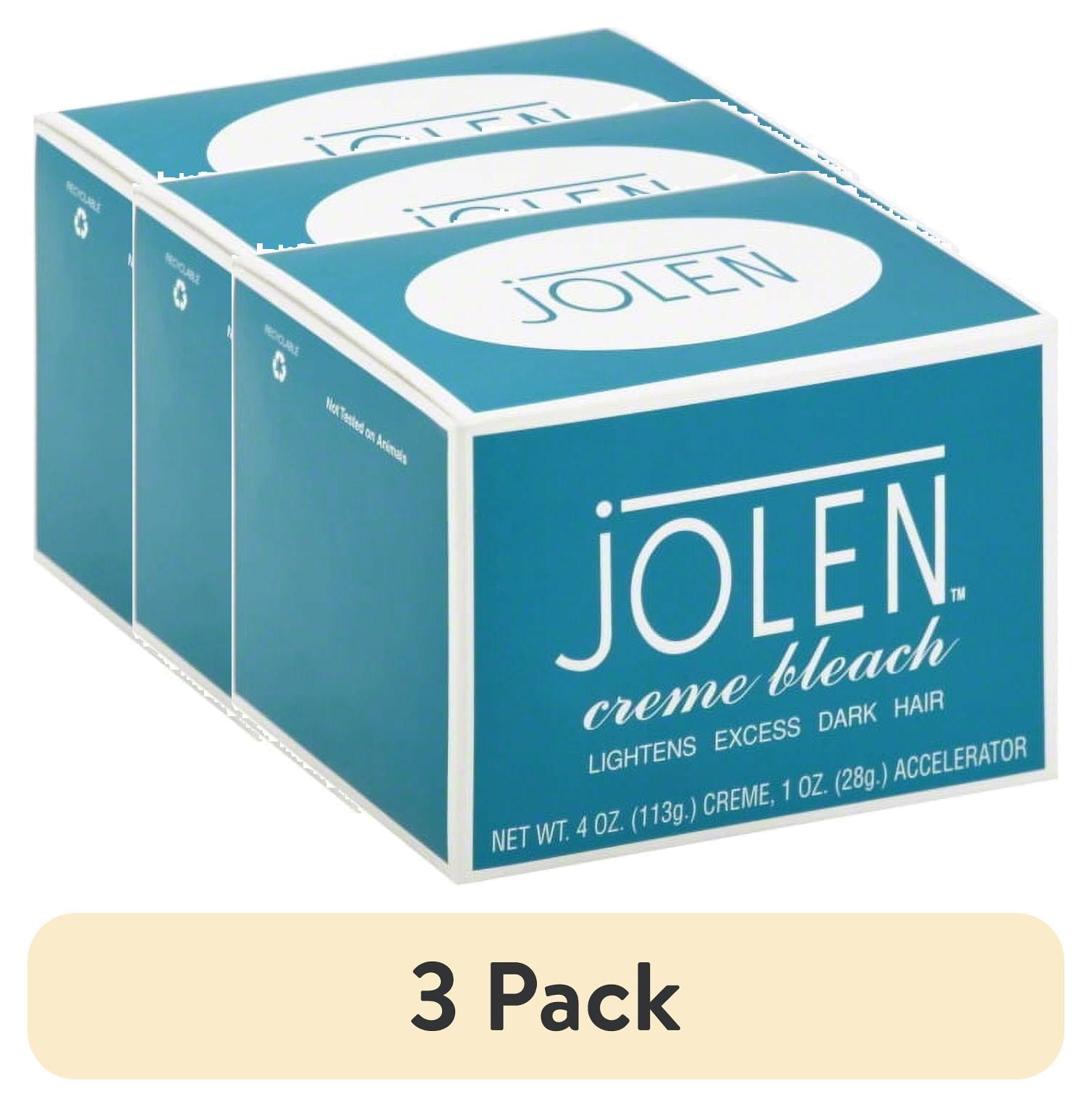 (3 pack) Jolen Creme Bleach Original, 4 Oz - Walmart.com