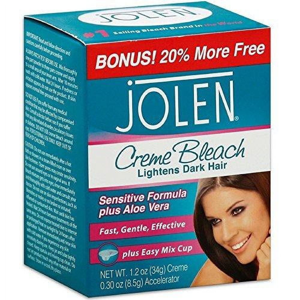 Jolen Creme Bleach Sensitive Formula Plus Aloe Vera 1.2 oz ( Pack of 3 ...
