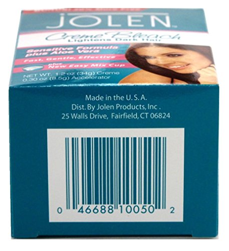Jolen Creme Bleach Sensitive Formula Plus Aloe Vera 1oz.(pack of 6 ...