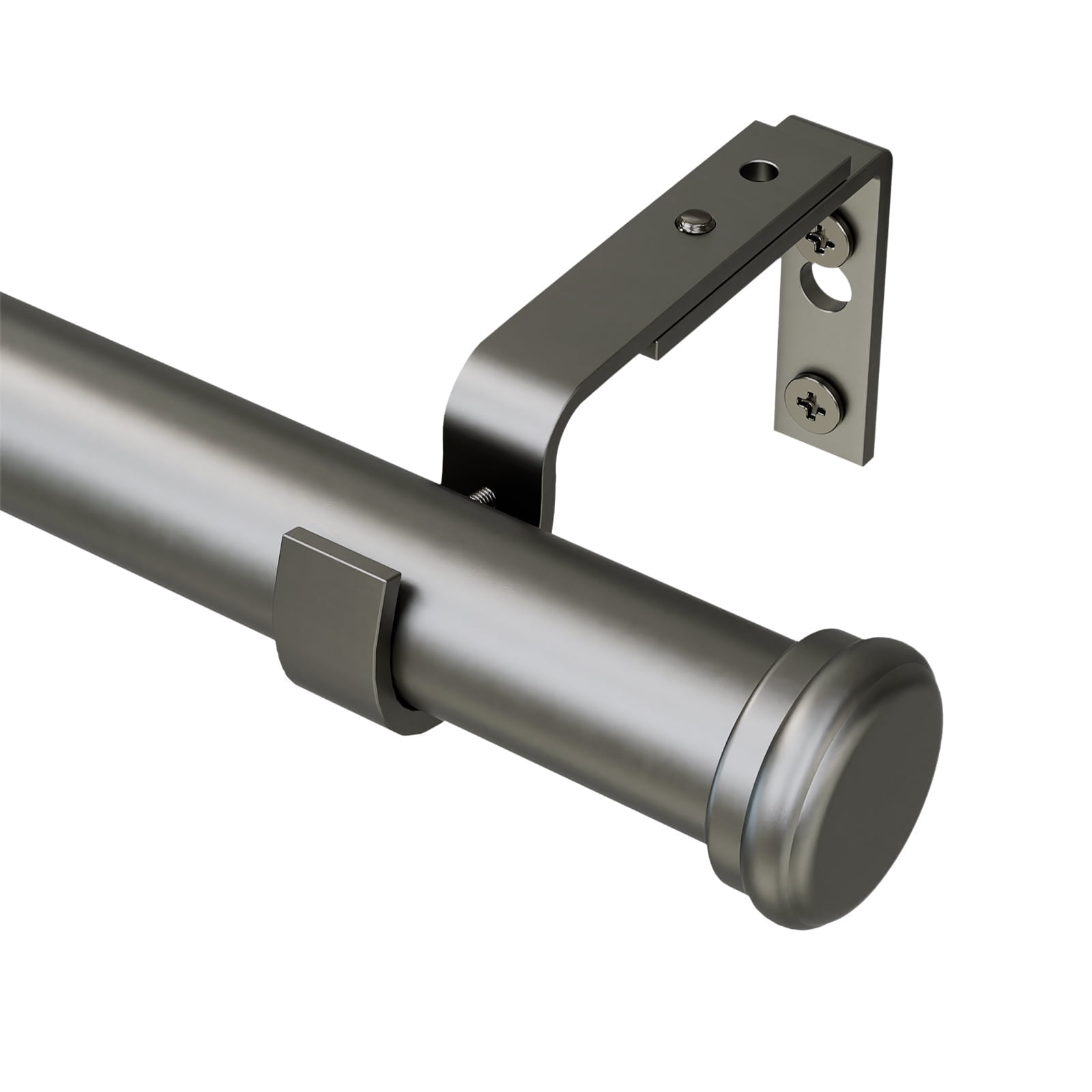 Jolicasa 1" Diameter Curtain Rod for Windows 48" to 86",Adjustable ...
