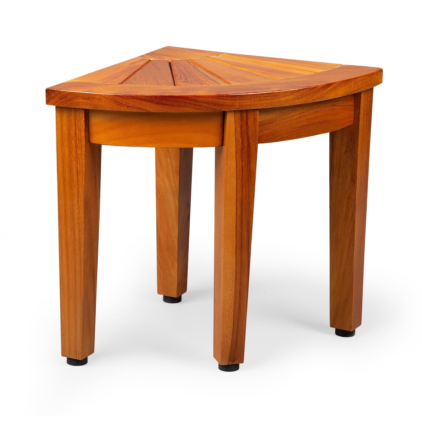 Jolicasa Teak Shower Bench, Waterproof Teak Wood Shower Stool & Spa ...