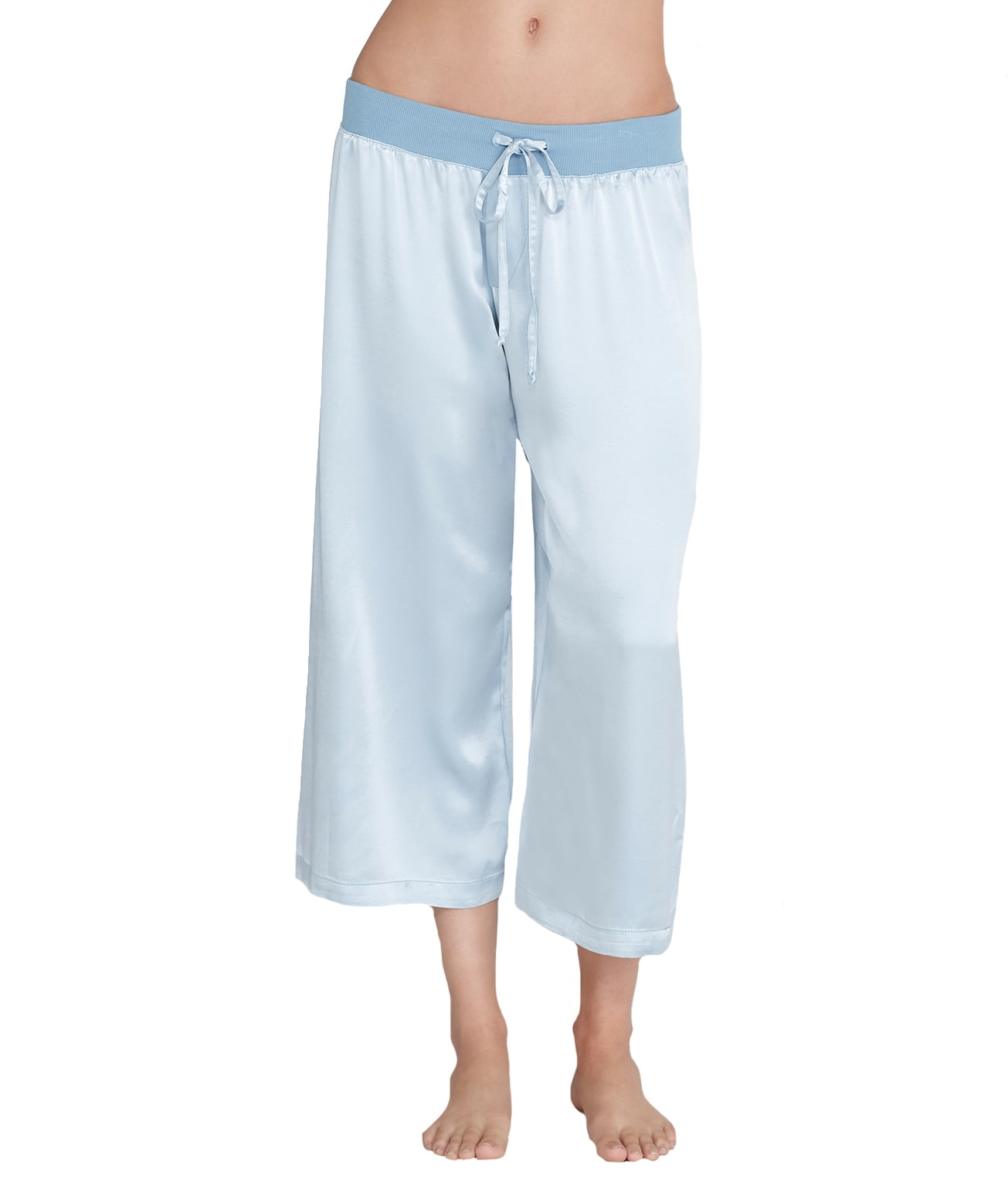 Jolie Satin Capri Lounge Pants - Walmart.com