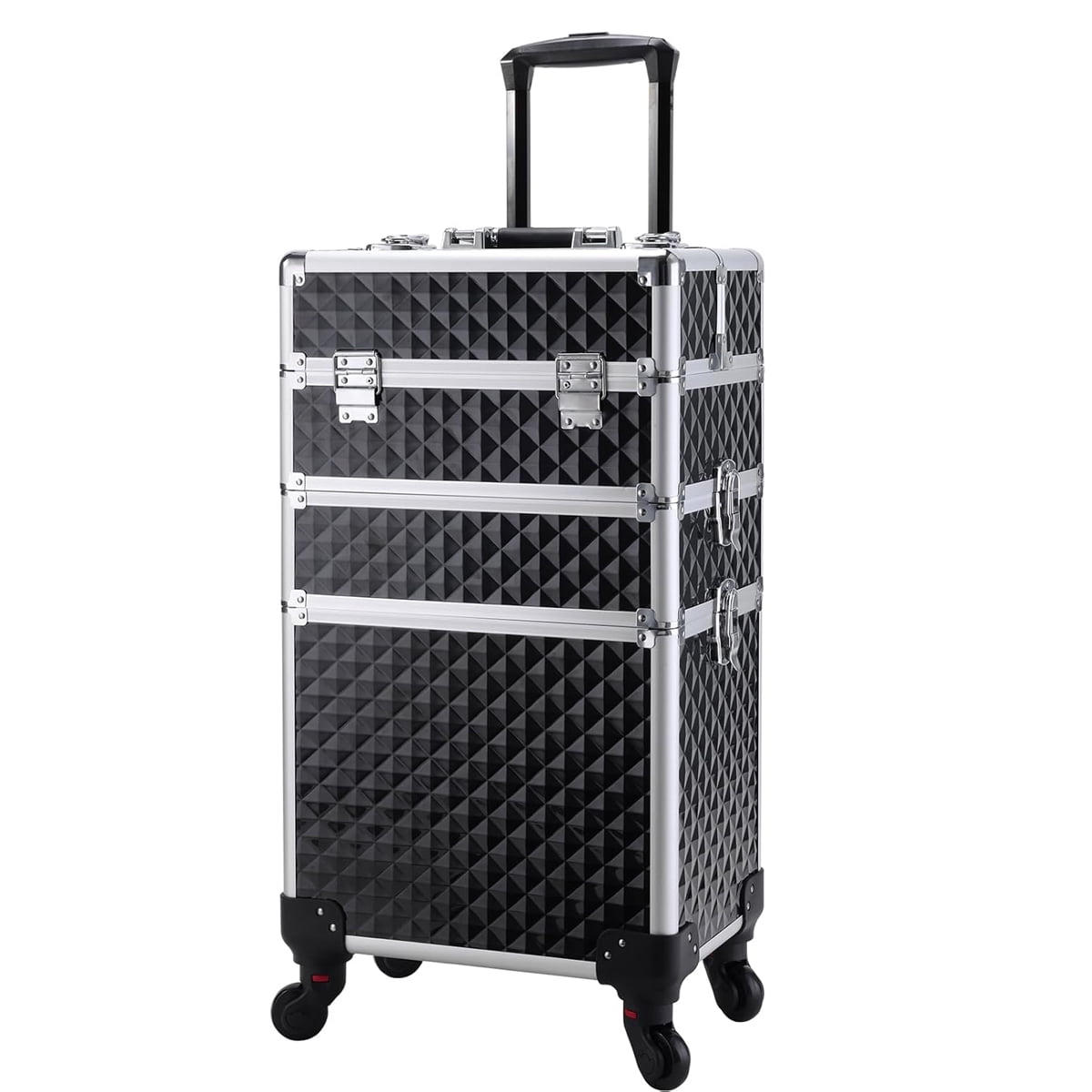 Joligrace Professional Rolling Makeup Case, Cosmetic Trolley with ...