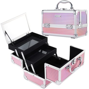 Ktaxon Profassional Makeup Train Case Aluminum Jewelry Storage Box ...