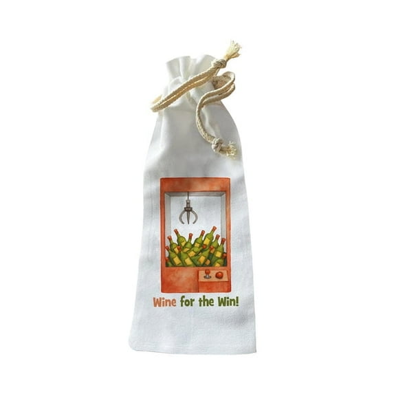 Jolitee Wine Bottle Gift Bag – Wine for the Win – Claw Machine Bottle ...