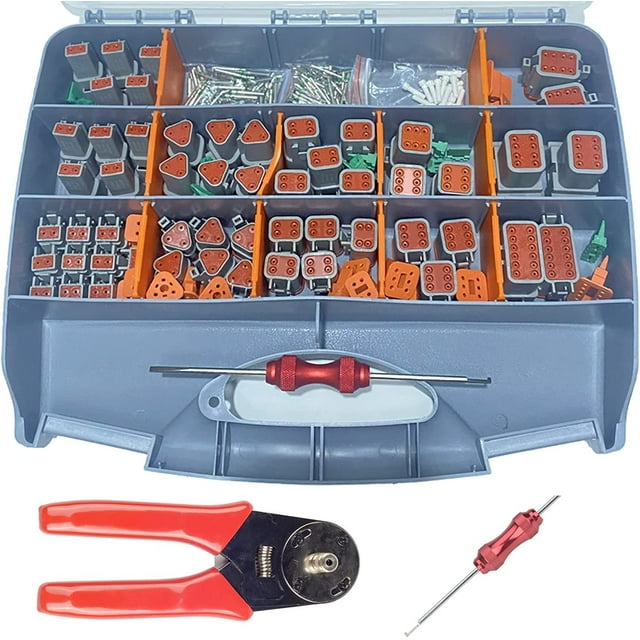 Jollebone Automotive Wire Repair Kit, 338Pcs Deustch Connector, Lug ...