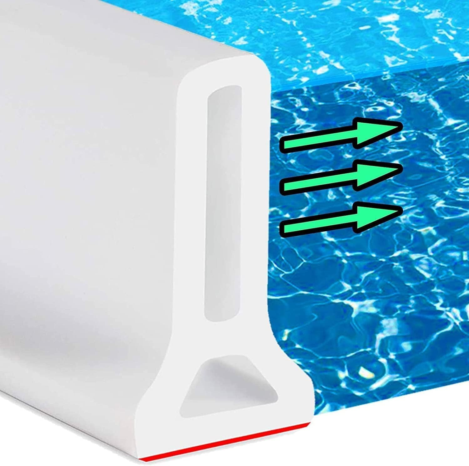 Jollebone 3ft Shower Threshold Water Dam Water Barrier for Shower and ...
