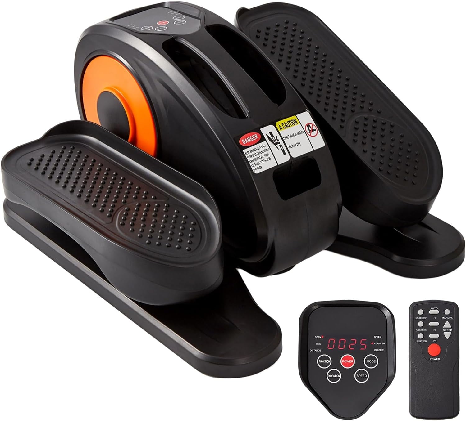 Jollebone Portable Elliptical, Under Desk Exerciser with Monitor ...