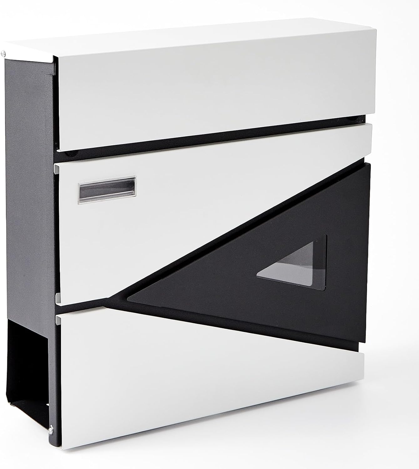 PRO-DF Modern Locking Wall Mount Mailbox, White - Walmart.com