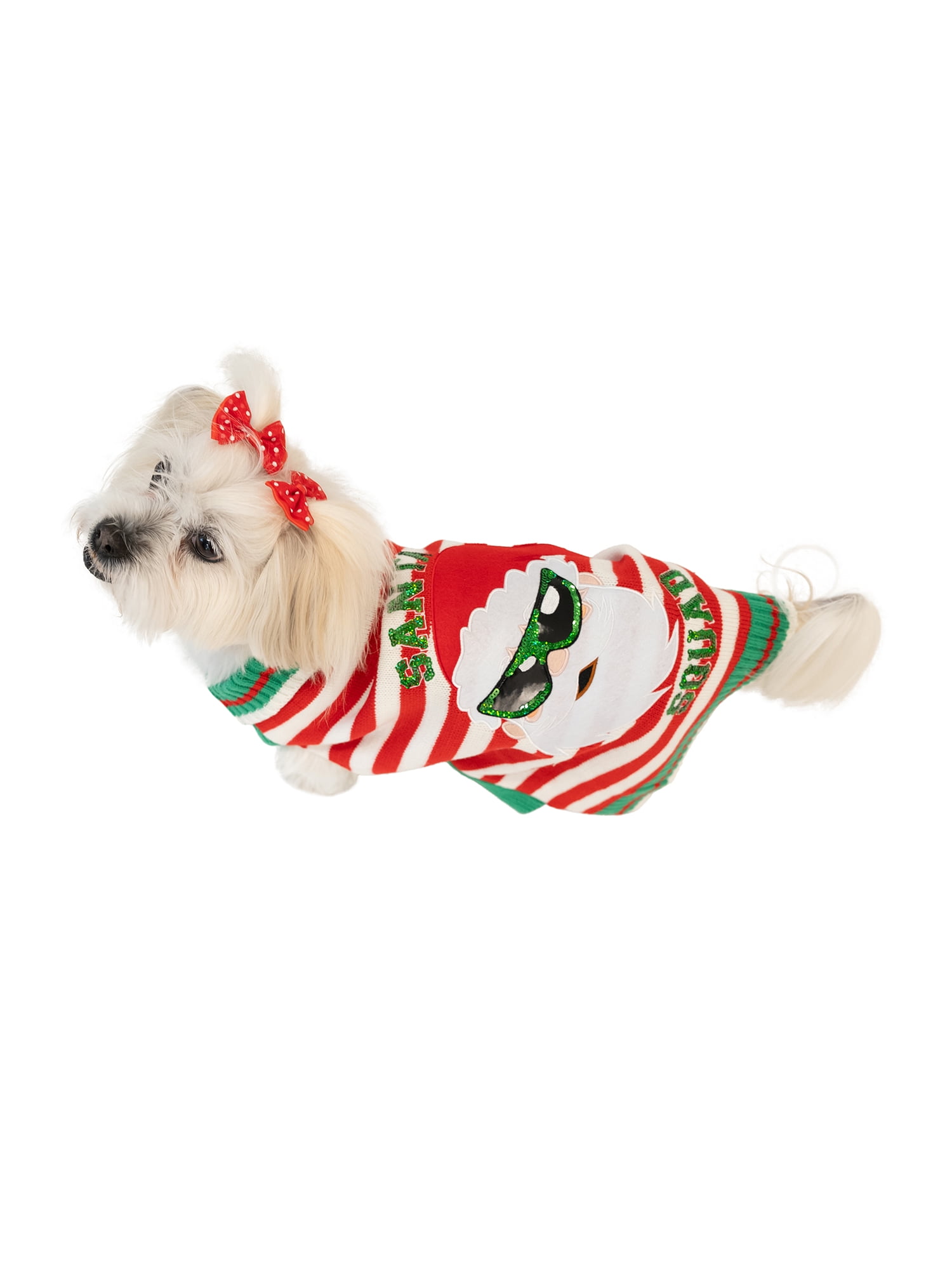 Jollidays Santa's Little Helper Pet Sweater - Walmart.com